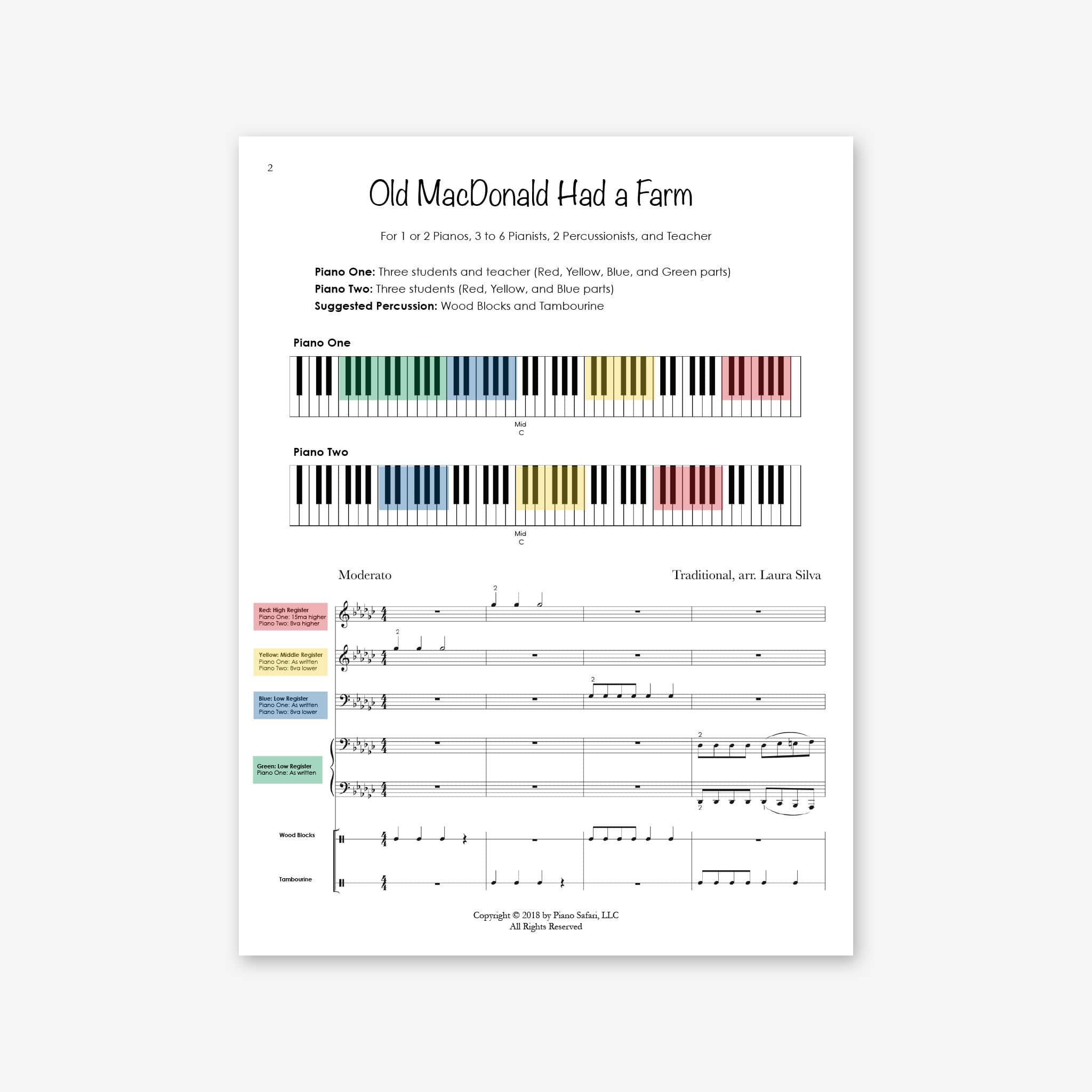 Old MacDonald Ensemble – Piano Safari