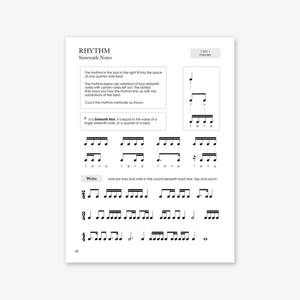 Older Student Sight Reading & Theory Book 3 – Piano Safari