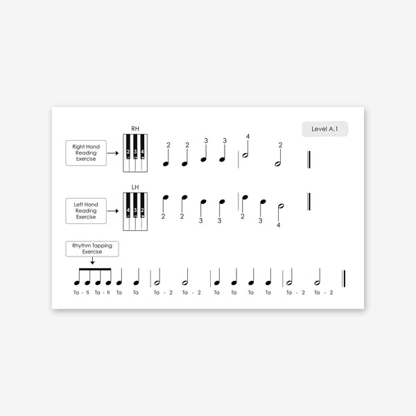Sight Reading & Rhythm Cards 1 – Piano Safari